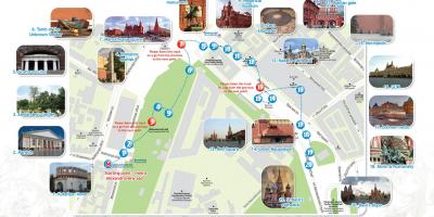 Moszkva térkép - Térkép Moszkva (Oroszország)